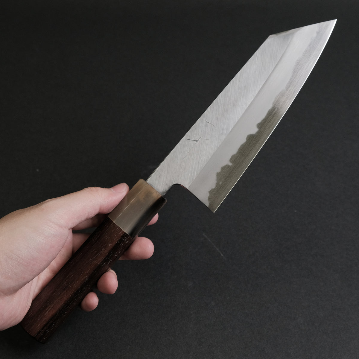 Hitohira Tanaka Kyuzo Blue #1 Migaki Bunka Taihei Makassar Ebony Handl ...