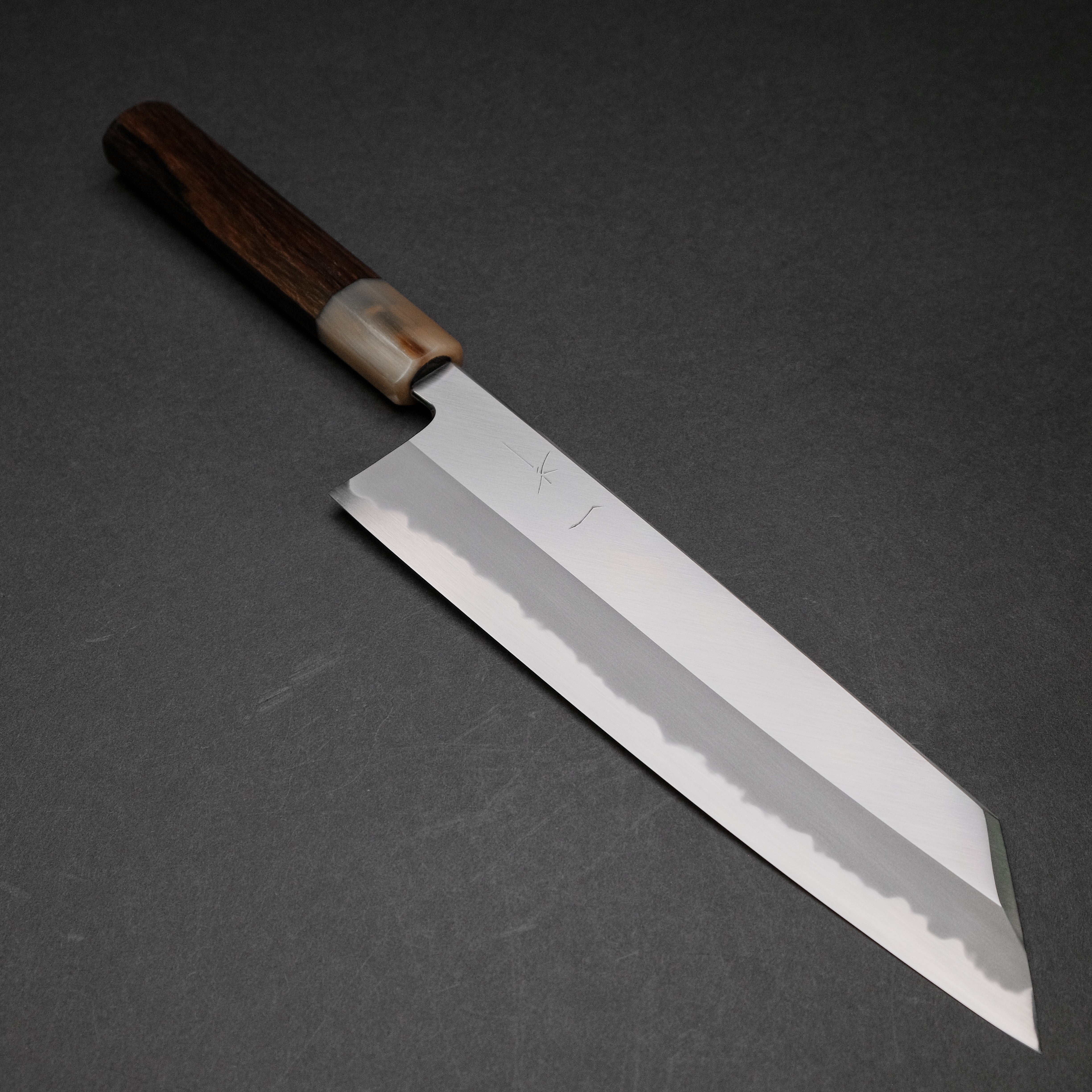 Hitohira Tanaka Kyuzo Blue #1 Migaki Kiritsuke Gyuto 240mm Ziricote Ha ...