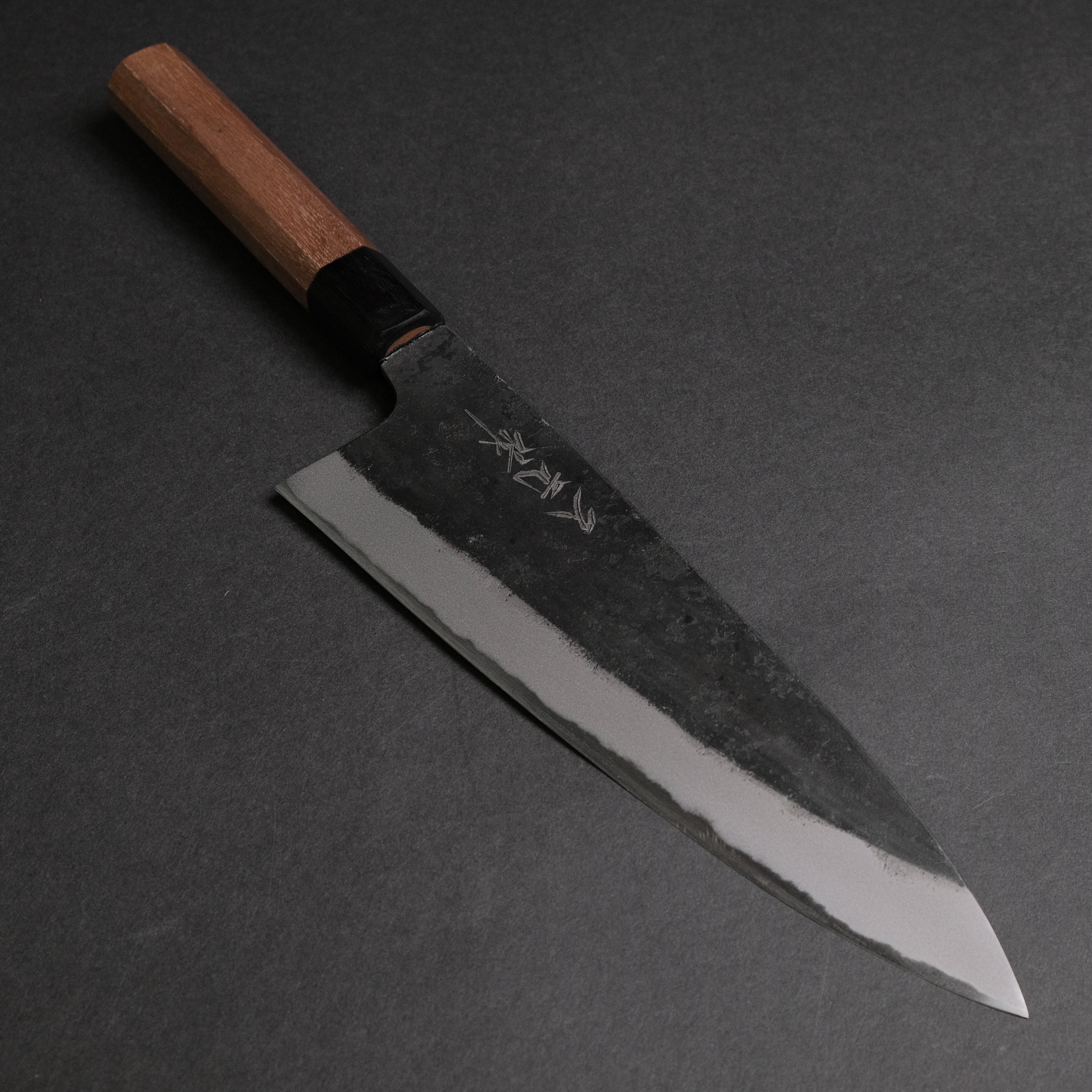 Morihei Hisamoto Kurouchi White #2 Extra Height Gyuto 210mm Walnut Han ...